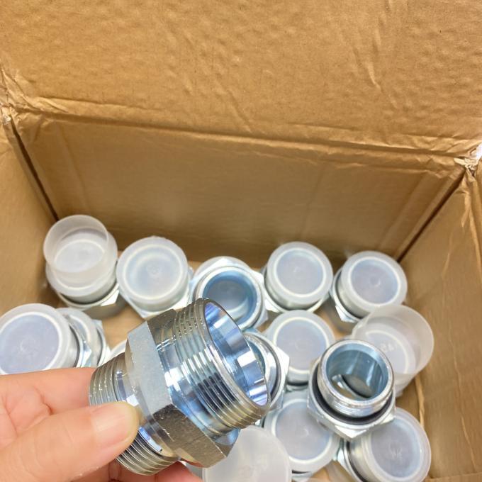 1cb Bsp Thread Captive Seal Hydraulic Hose Ferrule Fittings High Pressure